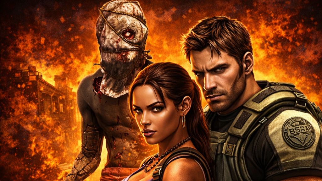 Resident Evil 5 — Прохождение №2 Глава 2-1 Порт И Квартал Маньяка С Бензопилой