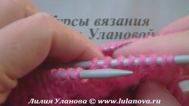 Обвязывание проймы и горловины спицами