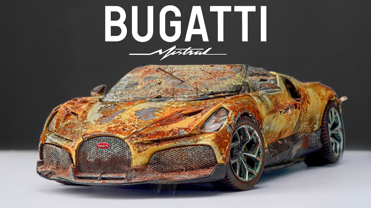 BUGATTI Mistral РЕСТАВРАЦИЯ МОДЕЛЬКИ АВТО