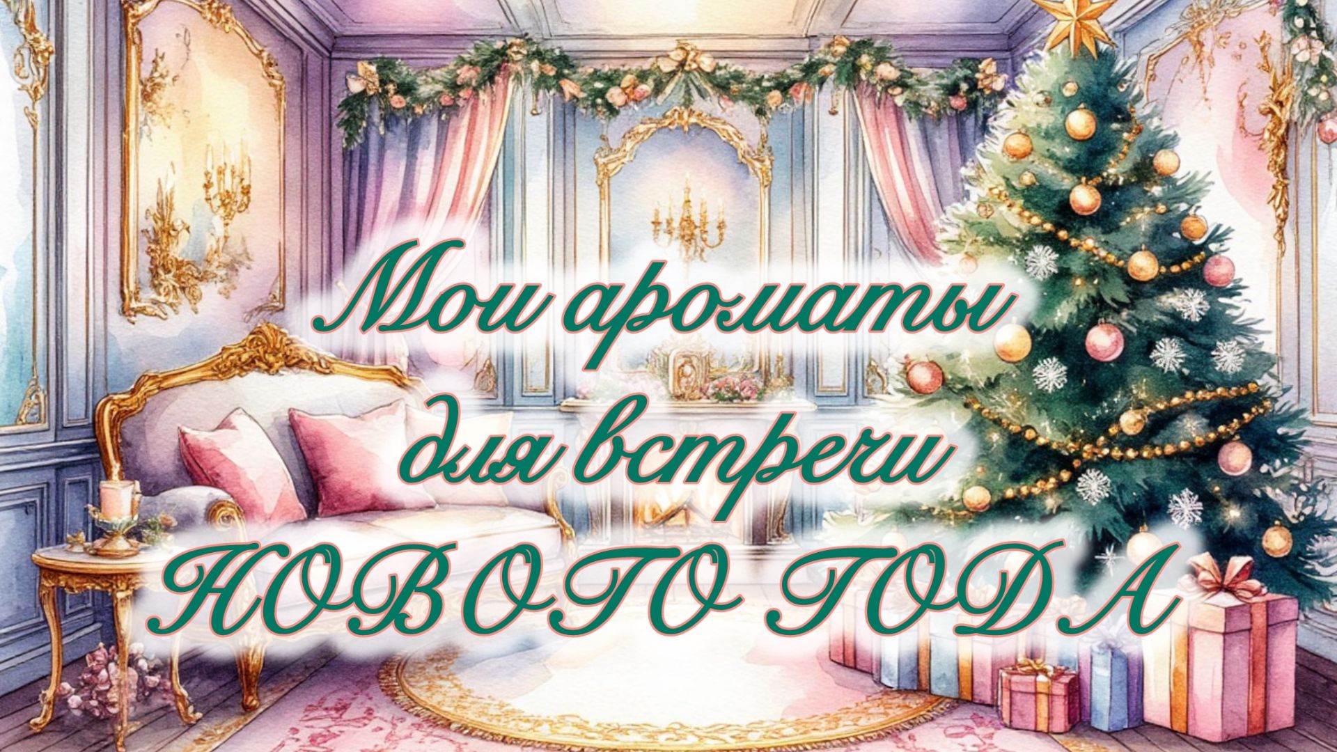 Мои ароматы для встречи Нового года.