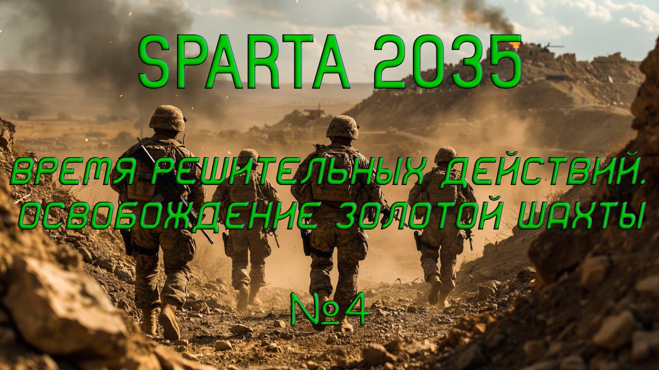 SPARTA 2035 - Время решительных действий. Освобождение золотой шахты №4