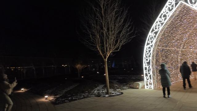 новогодний парк Краснодар 2026 | арка в парке облаков 10ч