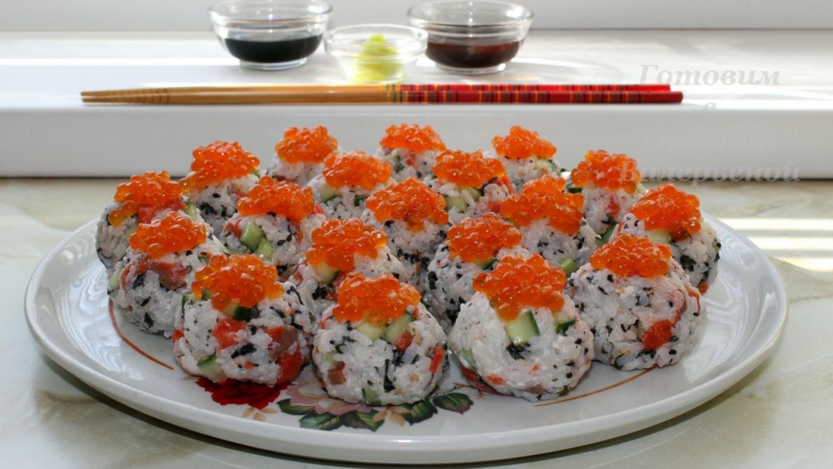 Ленивые роллы. Уметь крутить не обязательно! Готовим с Оксаной Валерьевной.