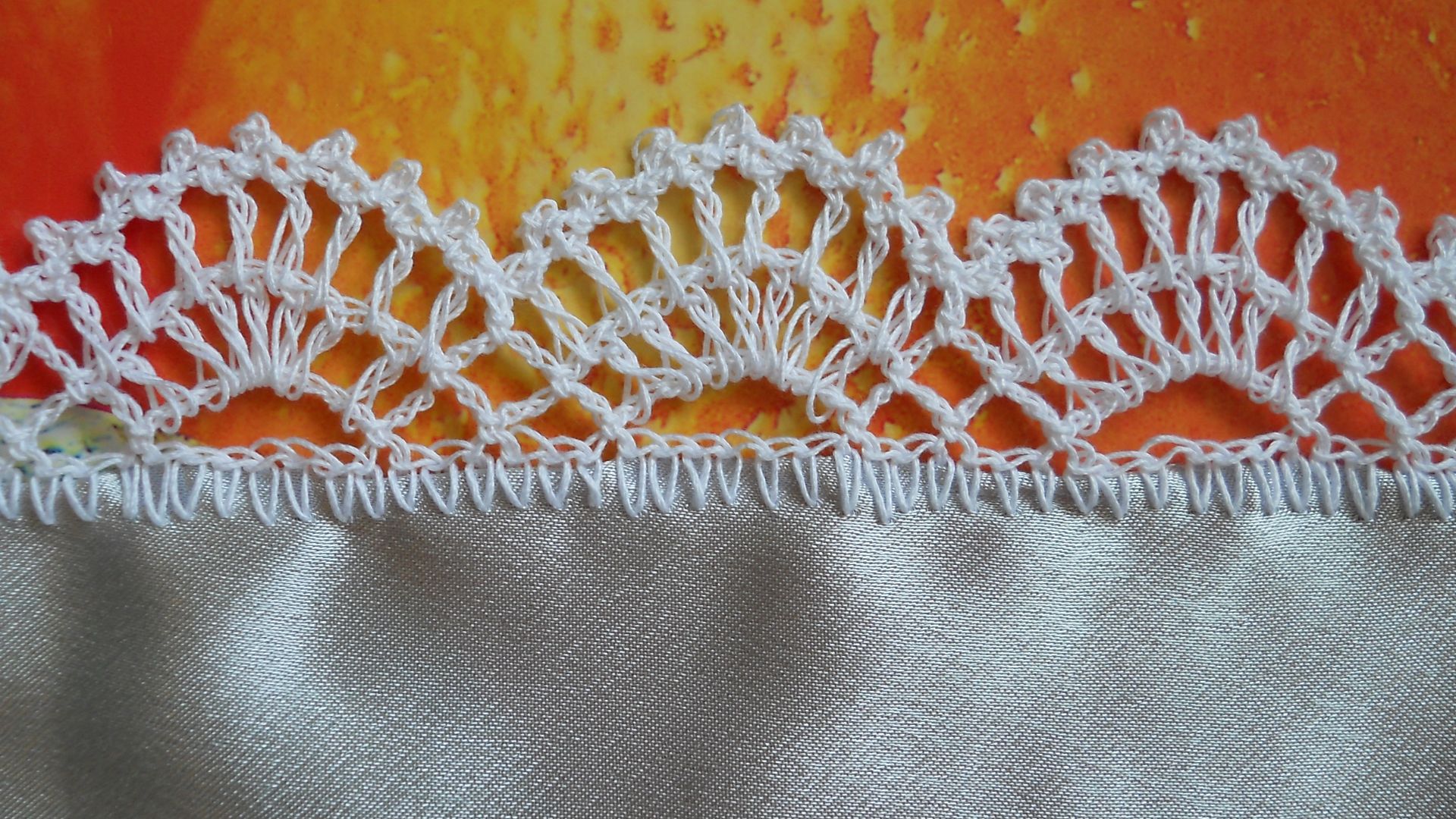 Как обвязать ткань