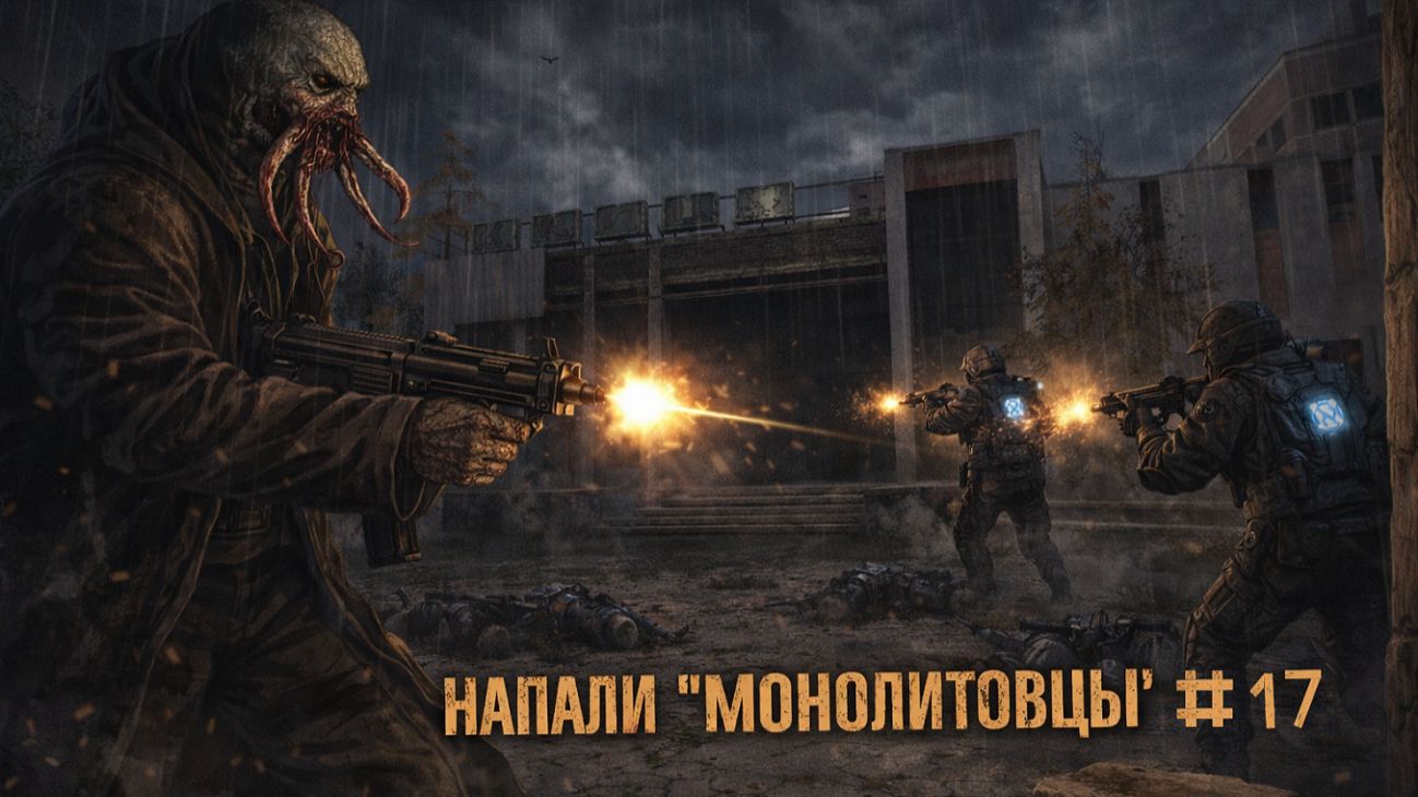 STALKER - Global War - Напали  "Монолитовцы"  #17