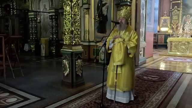 Проповедь епископа Максима в Неделю святых праотец