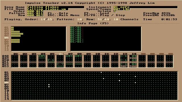 Screamtracker music. Norfair. Falling Flakes.