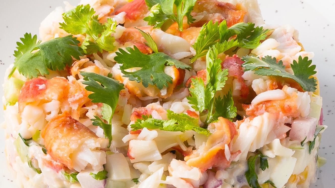 Новогодний САЛАТ "РУСАЛОЧКА"