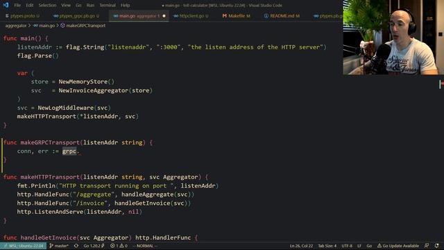 50. Implementing GRPC and Protobuffers as our second transport layer - fulltimegodev - 1920x1080 778