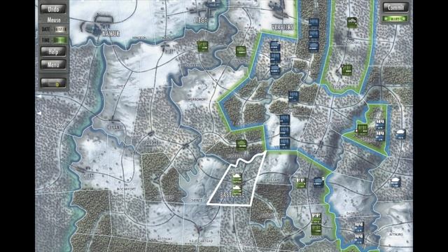 Battle of the Bulge. Race to the Meuse, Allies