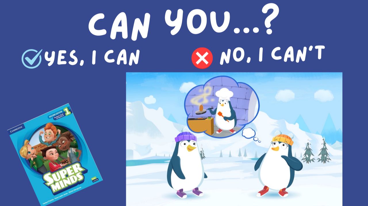 вопросы с CAN | Super Minds 1 | Unit 8