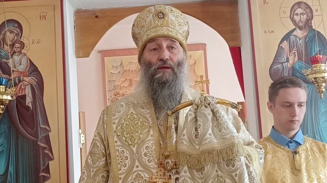 Проповедь владыки Гурия в Неделю 29-ю по Пятидесятнице, святых праотец в храме села Чернышевка