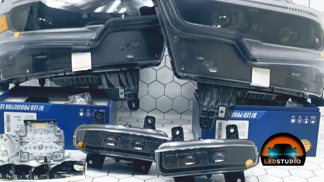 Dodge Ram  светодиодная оптика от ledstudio