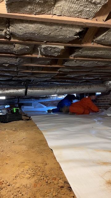Crawl Space Encapsulation After Insulation | Home Renovation USA