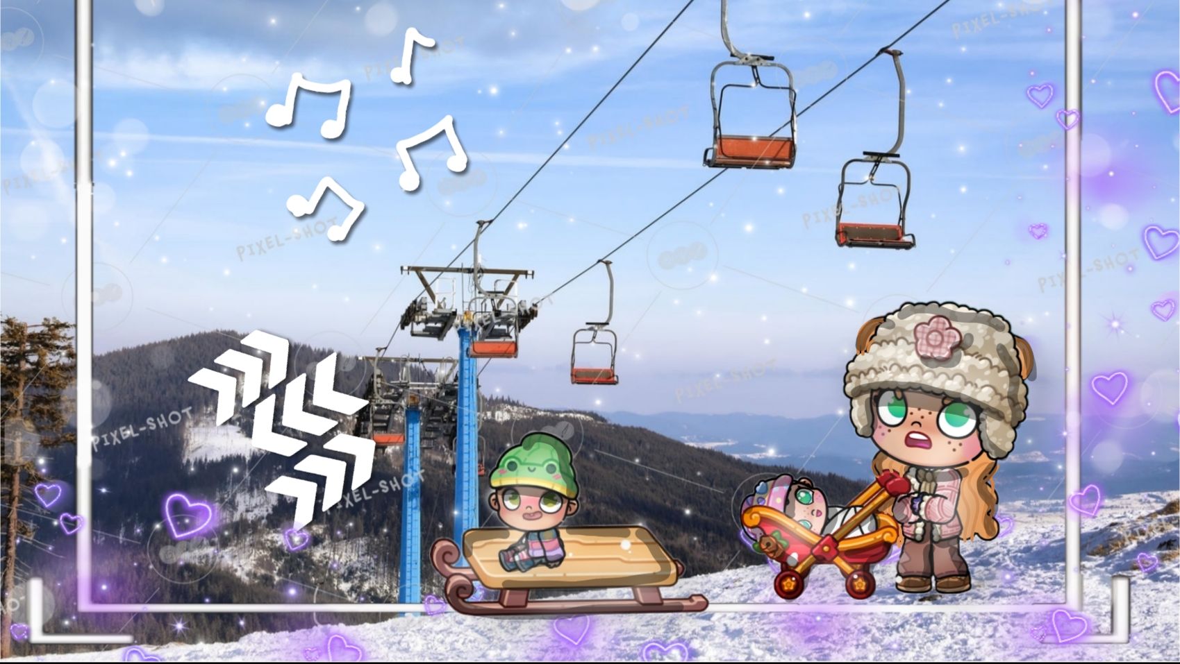 Продолжение влога в Хилл парке ❄️🤭.Увидели редкого снегиря🐦❤️.Кошка на фонарь залезла?🤣