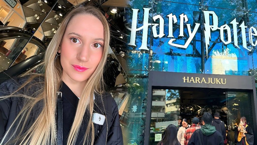 Район Харадзюку центр Токийской моды. Магазин Гарри Поттера