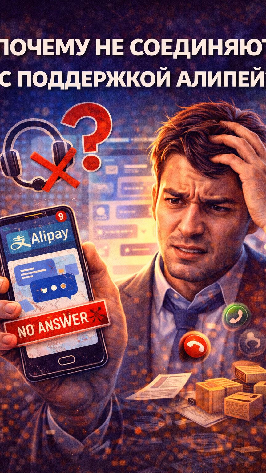 Почему не соединяют с поддержкой Алипей