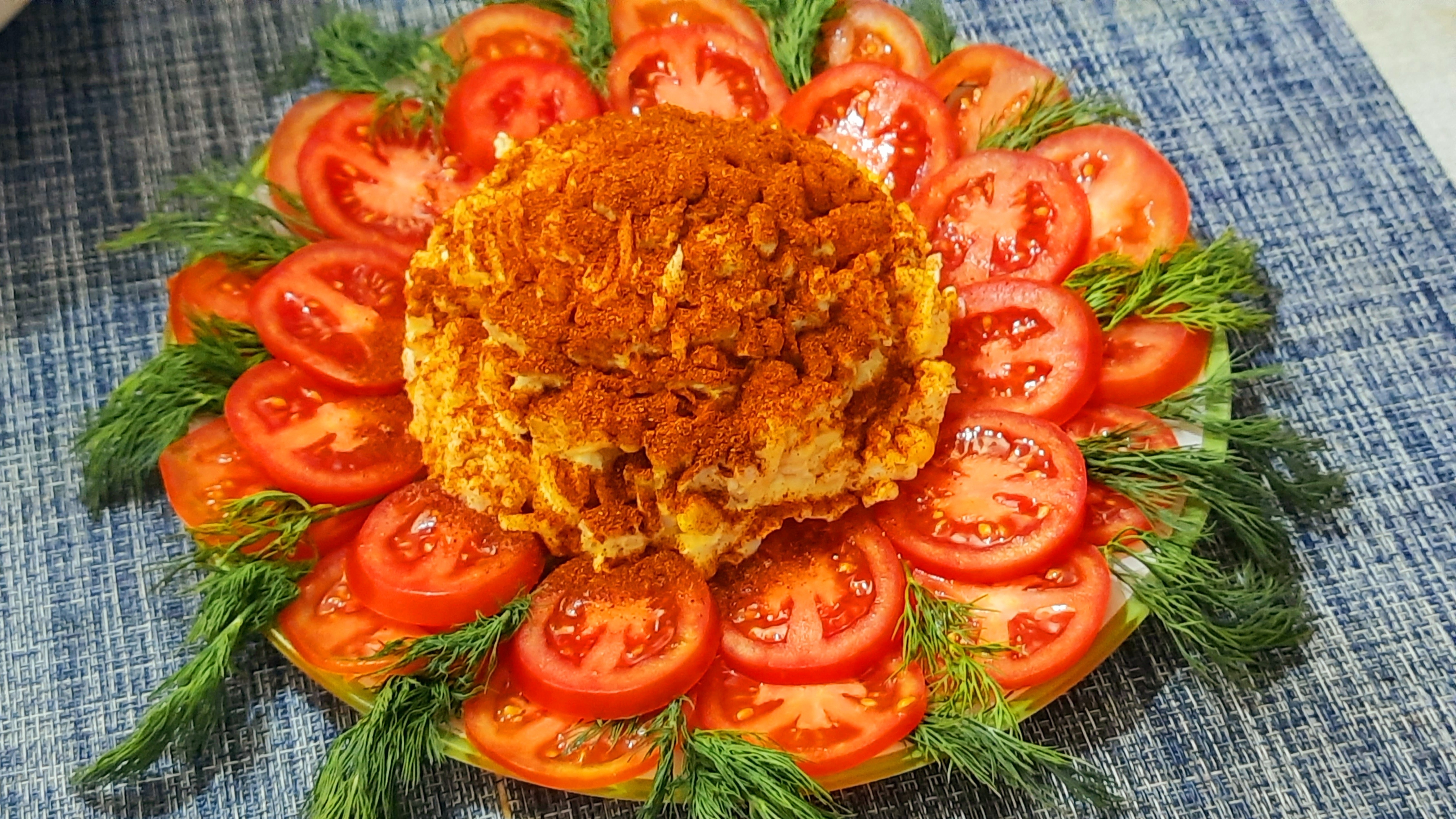 Салат ""АЛАЯ РОЗА"🎄  🎅  Новогодний салат