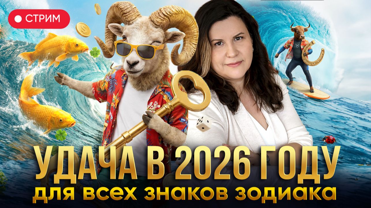УДАЧА 2026: Каким знакам зодиака повезёт в 2026 году?