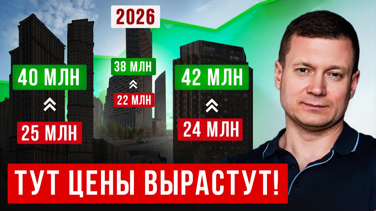 ТОП 3 лучших ЖК под инвестиции и аренду в 2026 году!