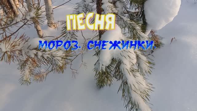 Мороз. Снежинки. Песня. Работал с ИИ.