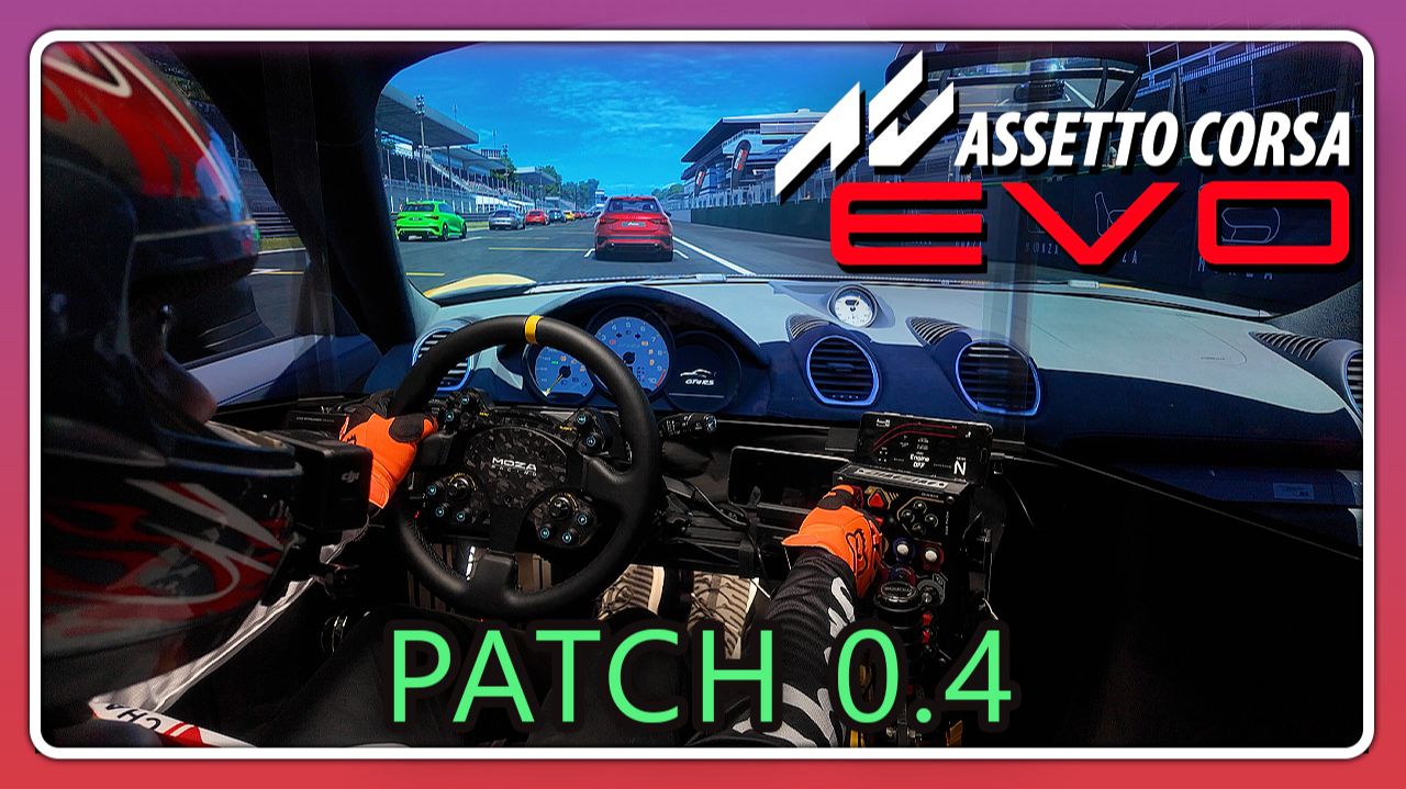 Assetto Corsa EVO Patch 0.4 – Porsche 718 GT4 RS на Монце