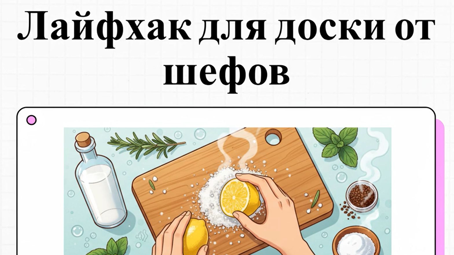 Деревянные доски: убираем запахи рыбы и лука