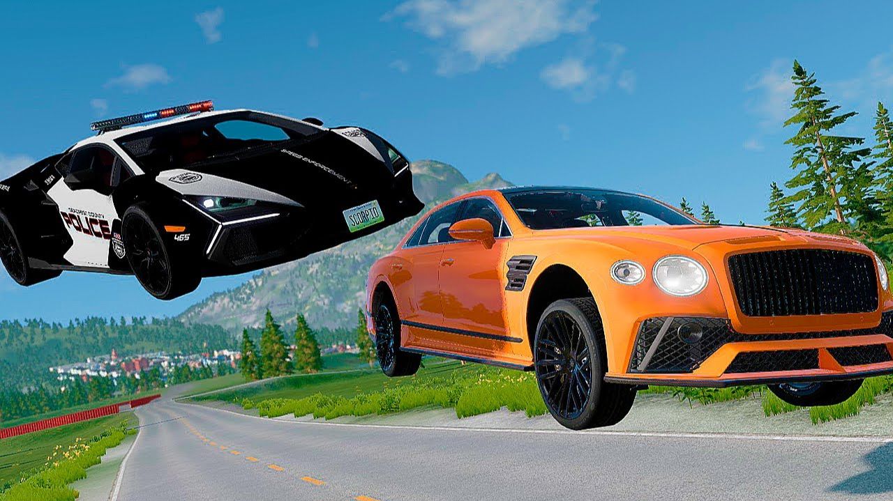 МАШИНКИ ВИДЕО ПРО МАШИНКИ СИМУЛЯТОР КРАШ-ТЕСТА ПОГОНЯ ЗА БЕНТЛИ ЦВЕТНЫЕ МАШИНКИ ИГРУШКИ МАШИНКИ