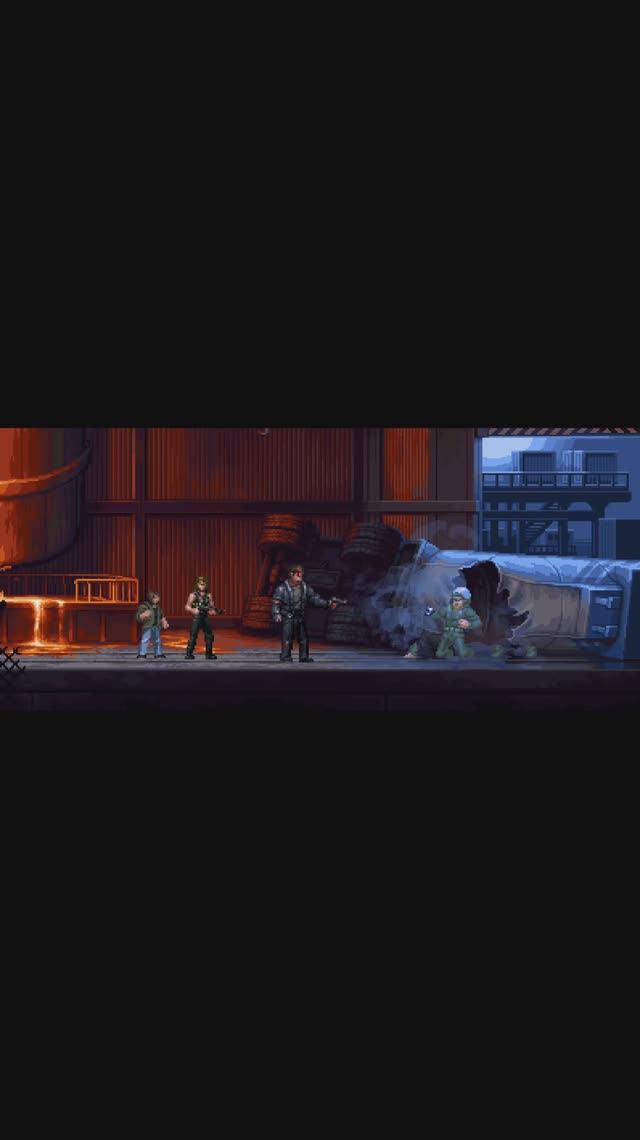 Побег от жидкого терминатора на сталелитейном заводе и победа над ним ❖ Terminator 2D: NO FATE ❖