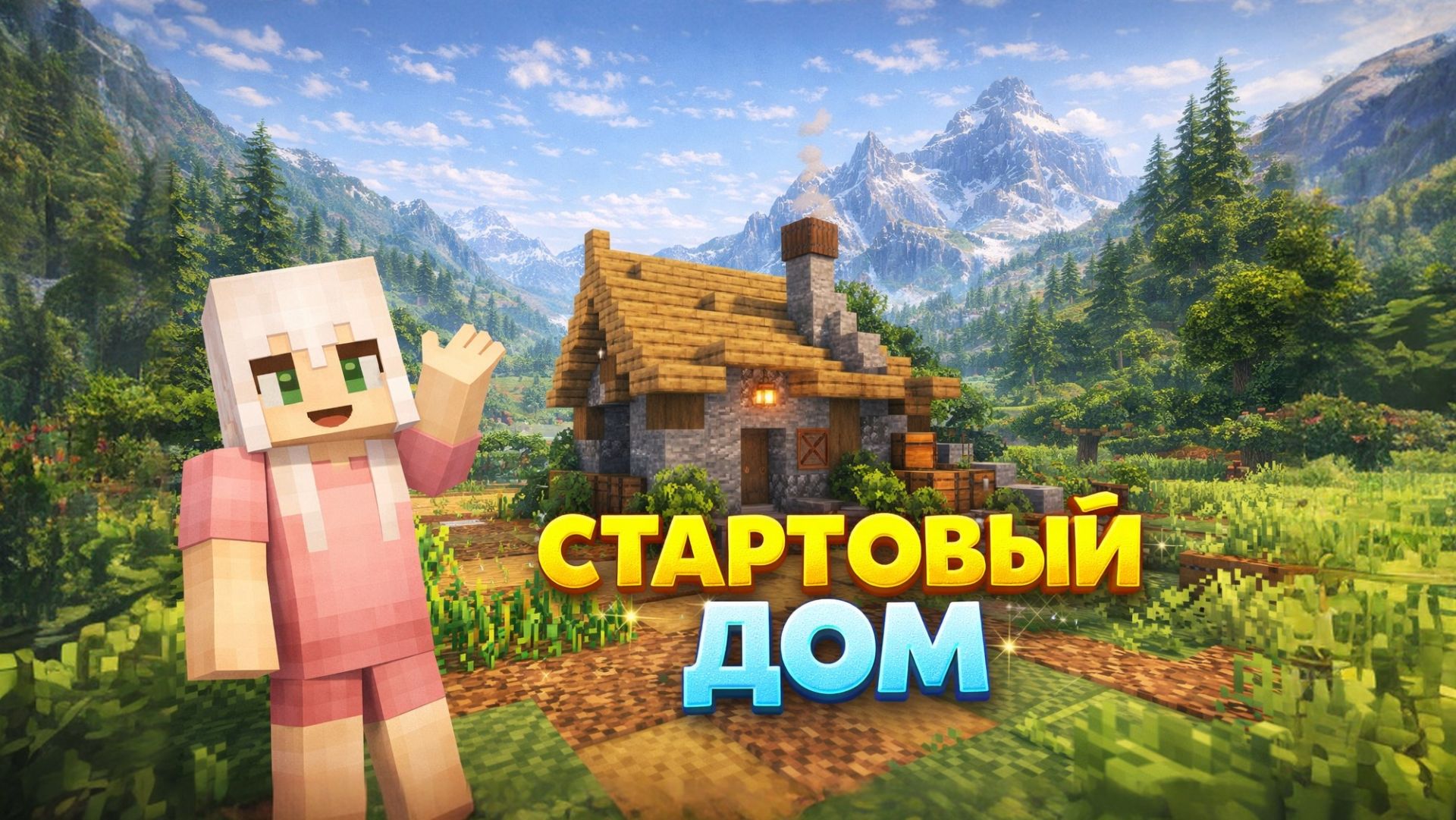 СТАРТОВЫЙ ДОМ ДЛЯ ВЫЖИВАНИЯ В МАЙНКРАФТ