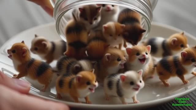 Смотреть видео онлайн - смешные животные из банки и из тюбика