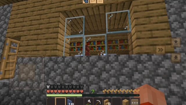 Я сделал ремонт в доме жителя в Майнкрафт.серия 8