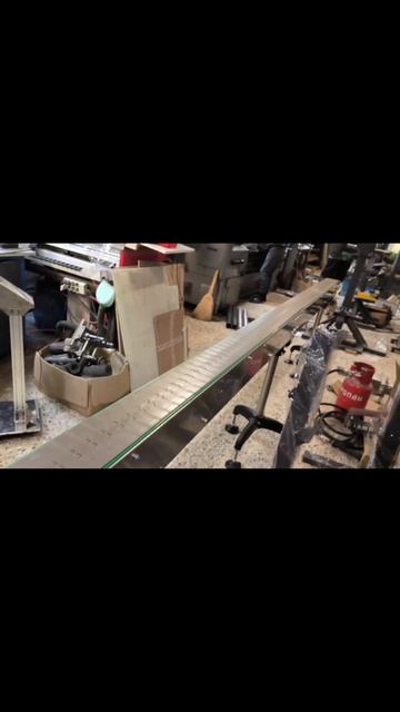 Транспортёр пластинчатый 4500 мм, цепь 114,3 мм