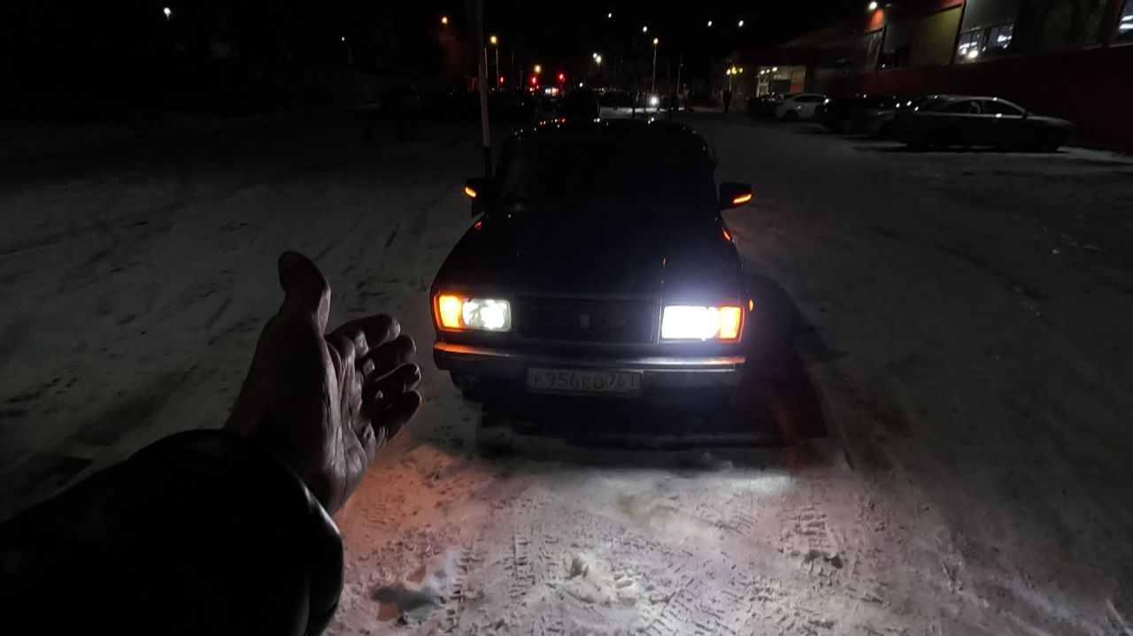 Галогенные лампы в фары или светодиодные . ВАЗ 2107.