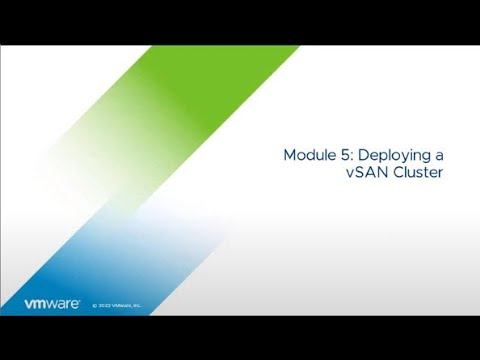 VMware vSAN Plan and Deploy 7 - 5,6 модули