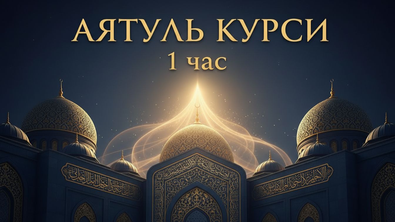 Аятуль Курси. Красивое чтение Корана. 1 час