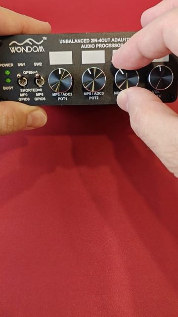 Народный DSP Wondom ADAU1701 4 out 2 in