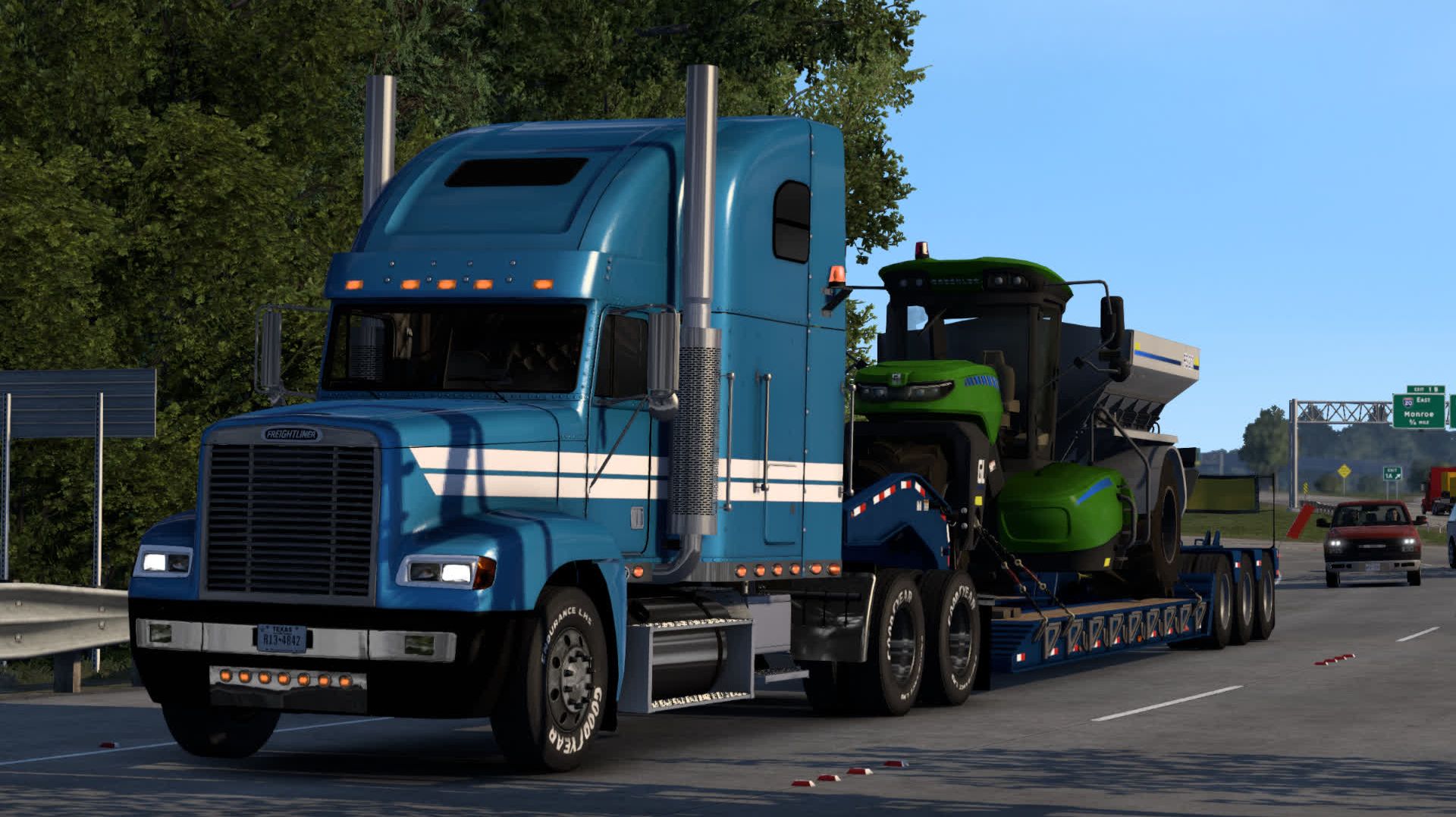 500 / ATS 1.57 / Freightliner FLD / Реальная экономика.