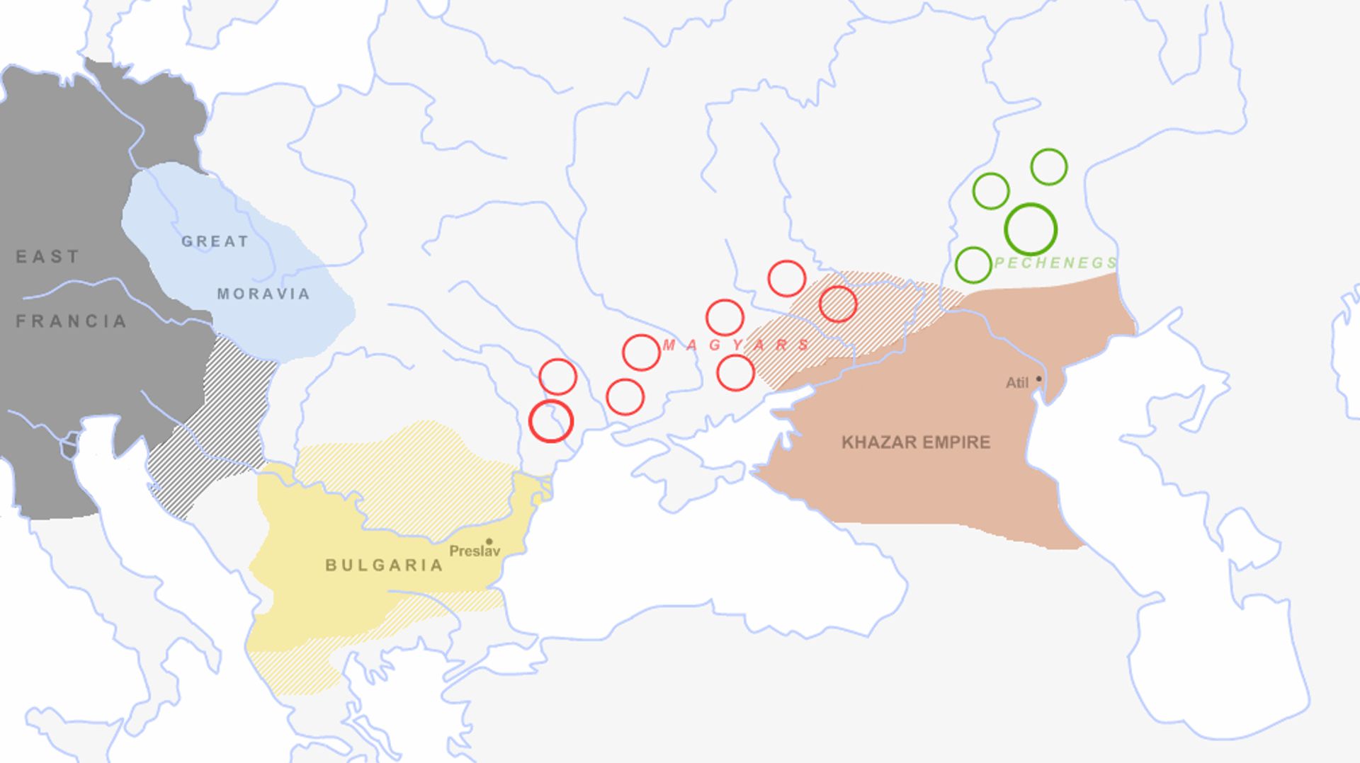 Соседи восточных славян на юге и западе: кочевники, Византия, южные и западные славяне