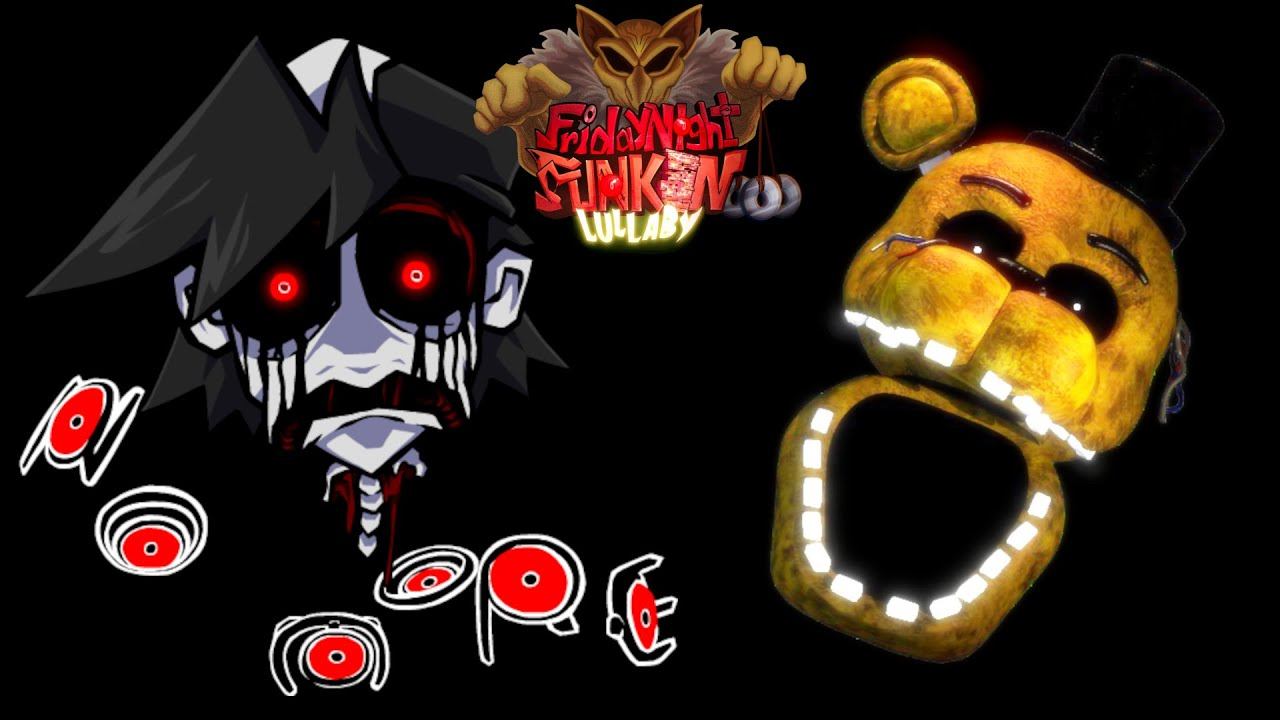 Monochrome, but Boyfriend & Jeremy Fitzgerald vs Gold & Golden Freddy