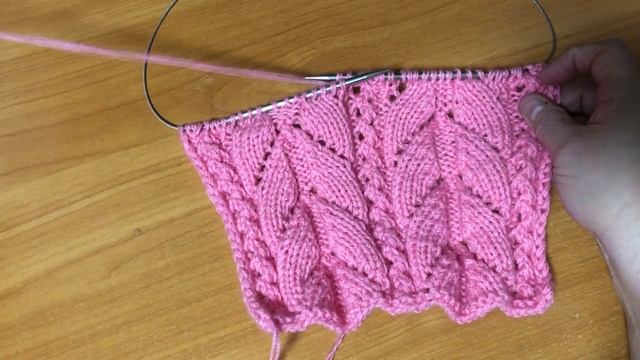 Такой красивый узор спицами для вас