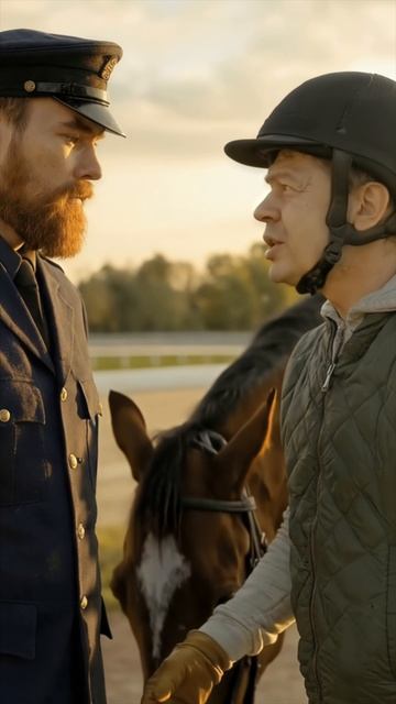 На ипподроме