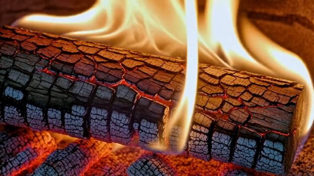 Живой Огонь в Камине • Уютный вечер для Релаксации и Сна • Аура горения | 4K