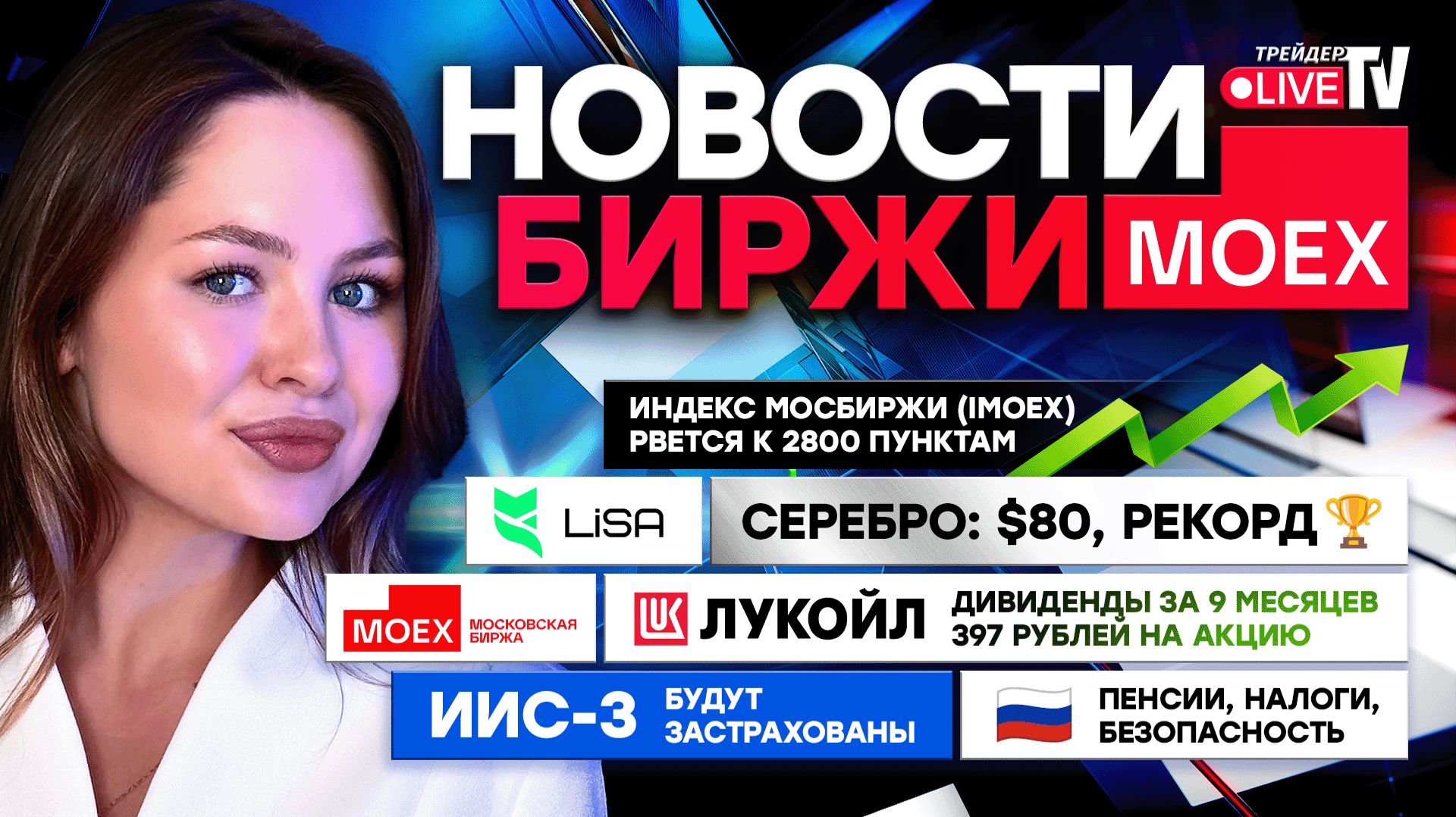 НОВОСТИ MOEX: Серебро По 80 Долларов, Повышение Пенсий и МРОТ