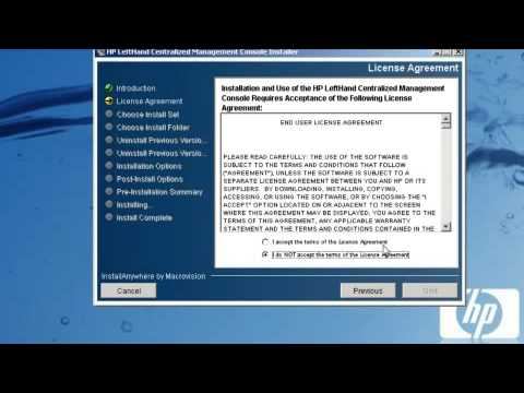 Installing HP P4000 VSA & VMware ESX