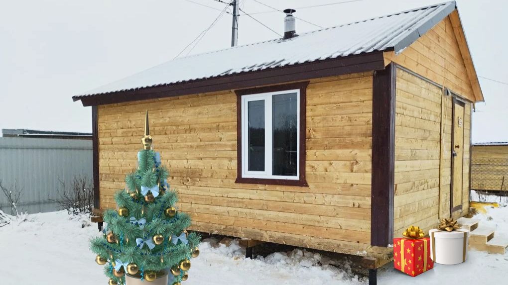 Дачный дом-баня к Новому году!
