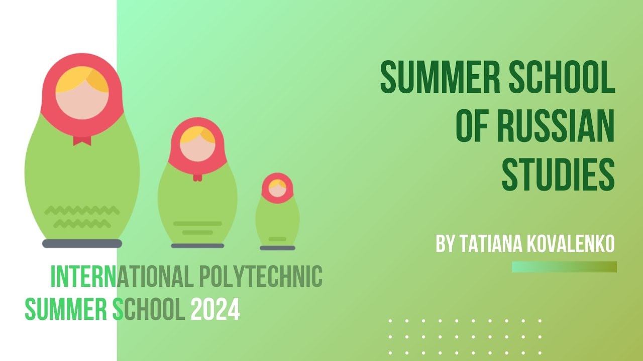 International Polytechnic Summer School 2024 ⎪ SOCIAL SCIENCES (SS)