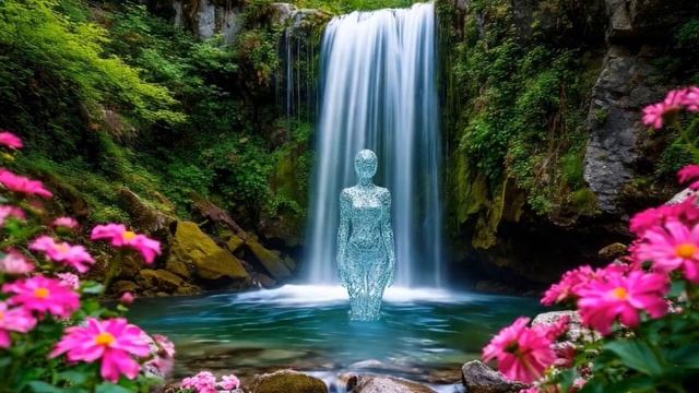 🙏 Аудио Медитация Водопад🍀Избавление  вашей души от обид и разочарования ✨🙏🎄🍀#аудио медитация