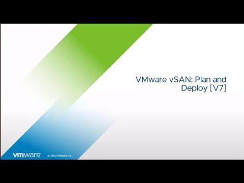 VMware vSAN Plan and Deploy 7 - 1 по 4 модули