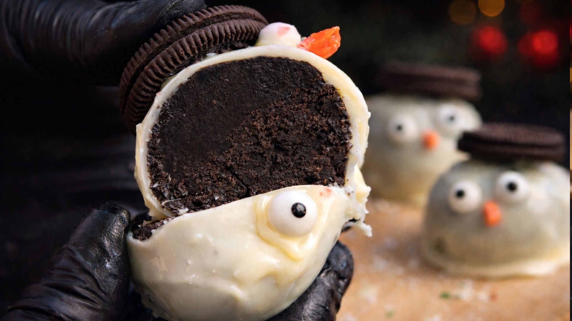 Новогодние снеговики из Oreo без выпечки — милый десерт, который обожают дети ⛄️🍫